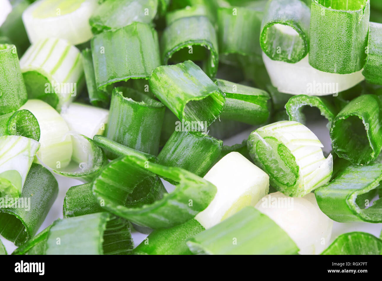 Close up chopped spring onions on hi-res stock photography and images ...