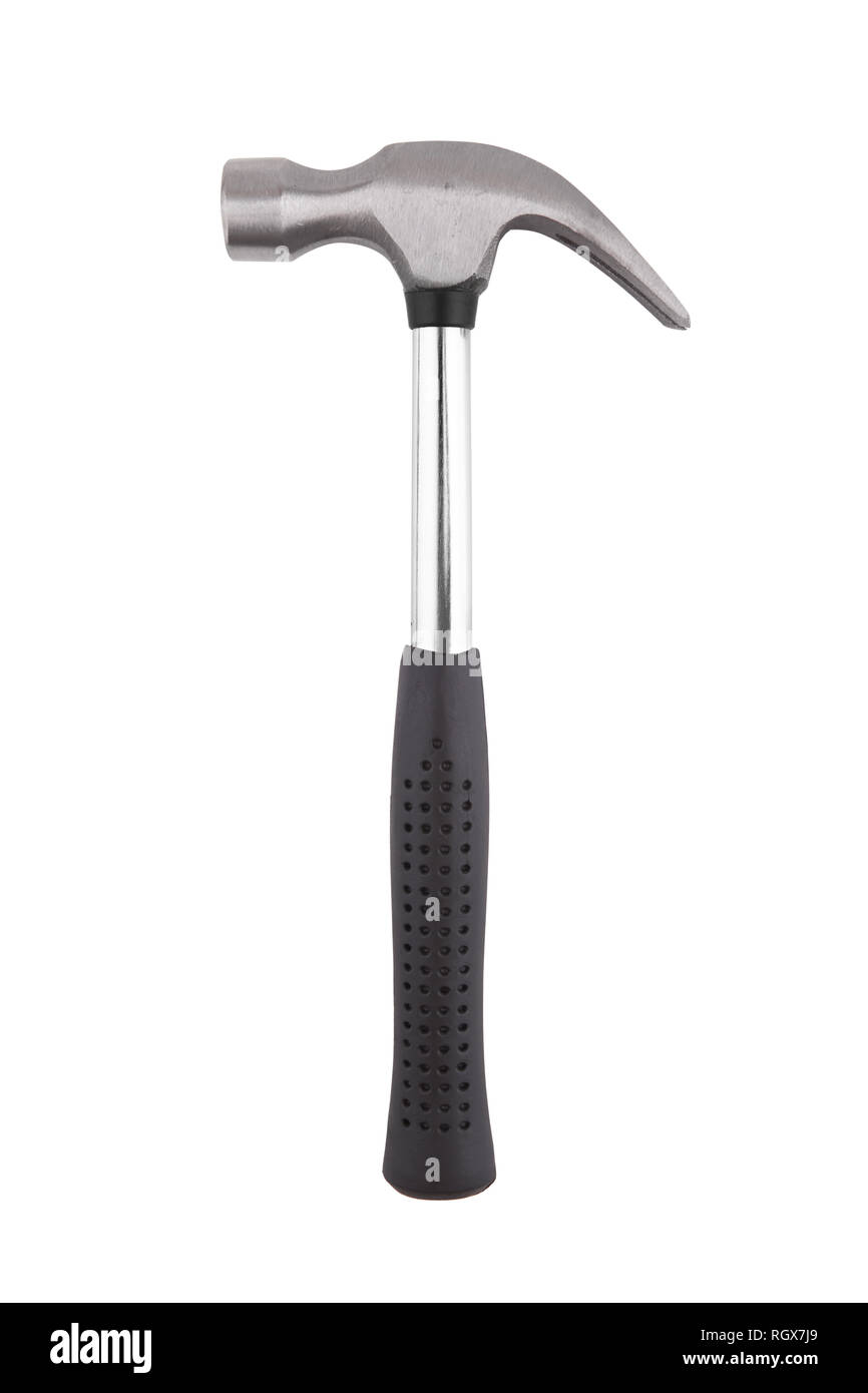 Iron hammer isolated on a white background Stock Photo - Alamy
