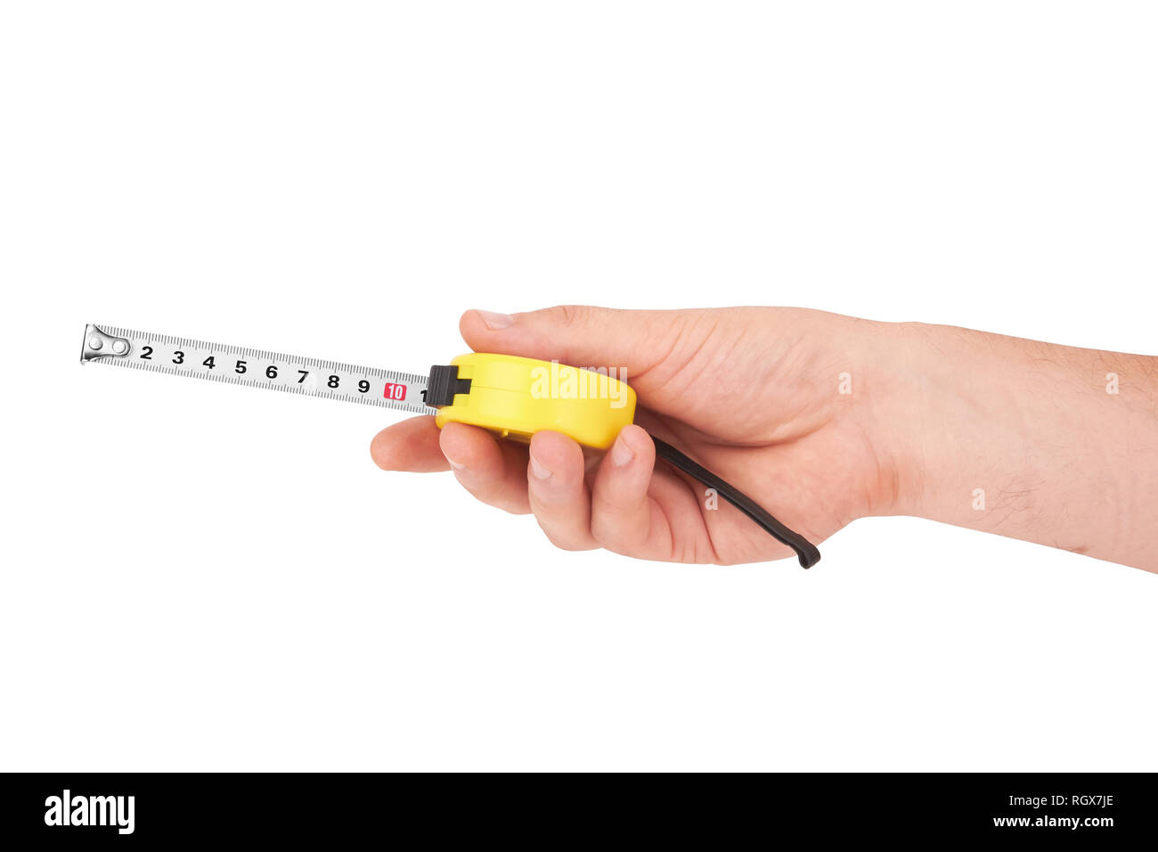 Measuring human hand with ruler hi-res stock photography and images - Alamy
