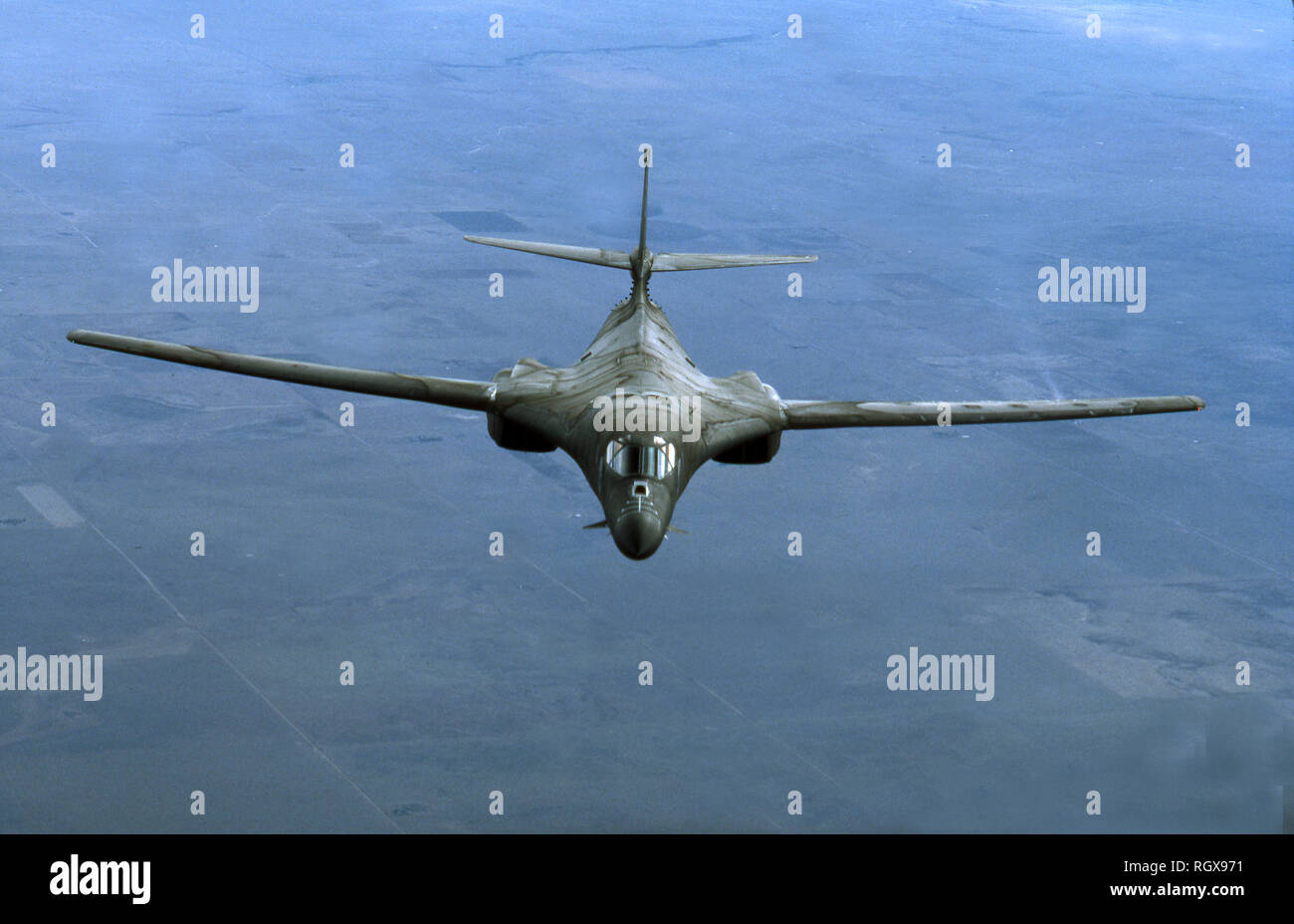 USAF B1-B Strategic long range bomber airplane Stock Photo - Alamy