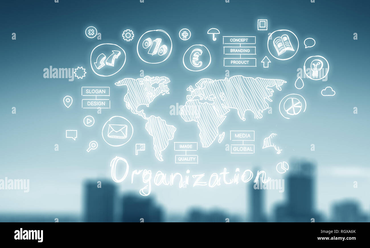 Concept business strategy drawn hi-res stock photography and images - Alamy
