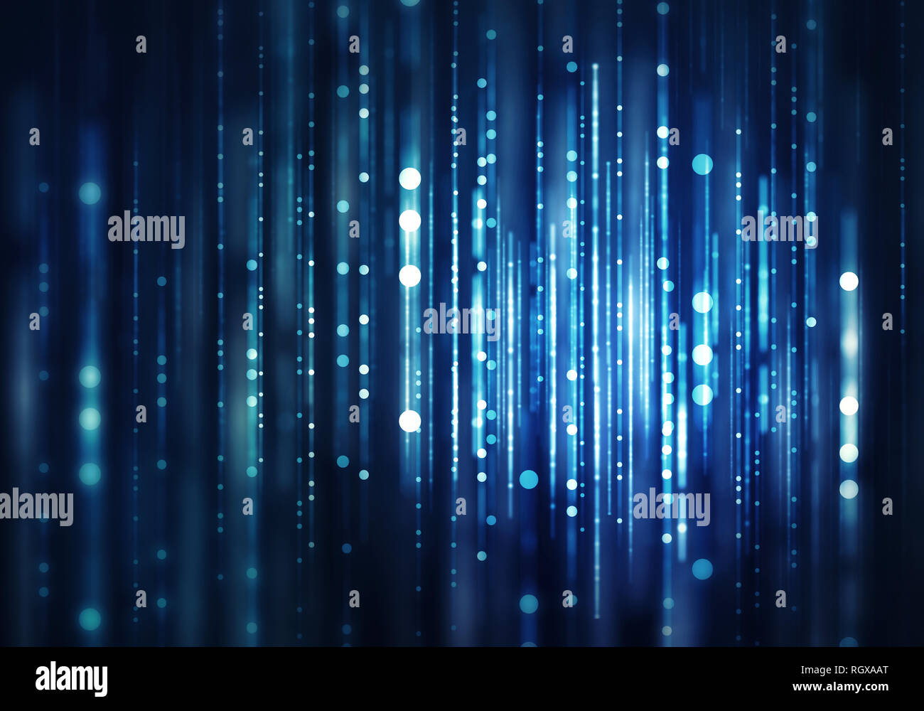 Abstract technology background with dots and elements Stock Photo - Alamy