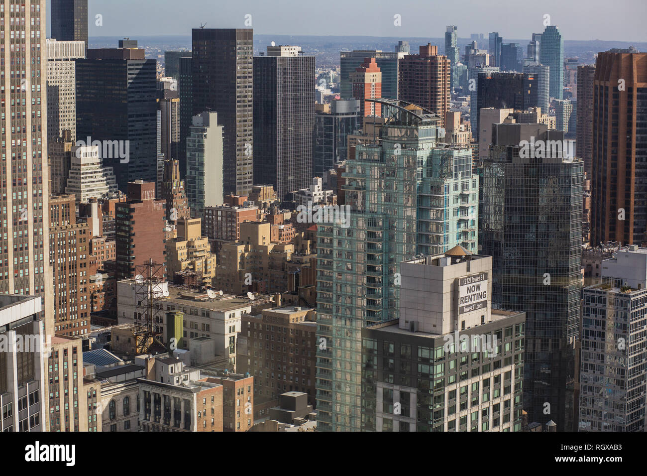 panorama of midtown Manhattan Stock Photo - Alamy