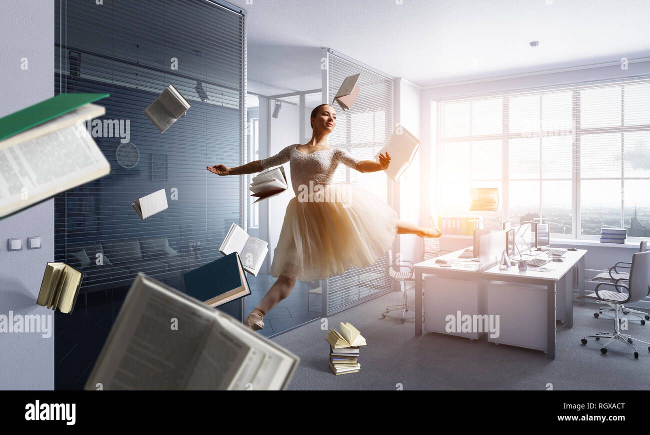 Beautiful ballerina dancing hi-res stock photography and images - Alamy