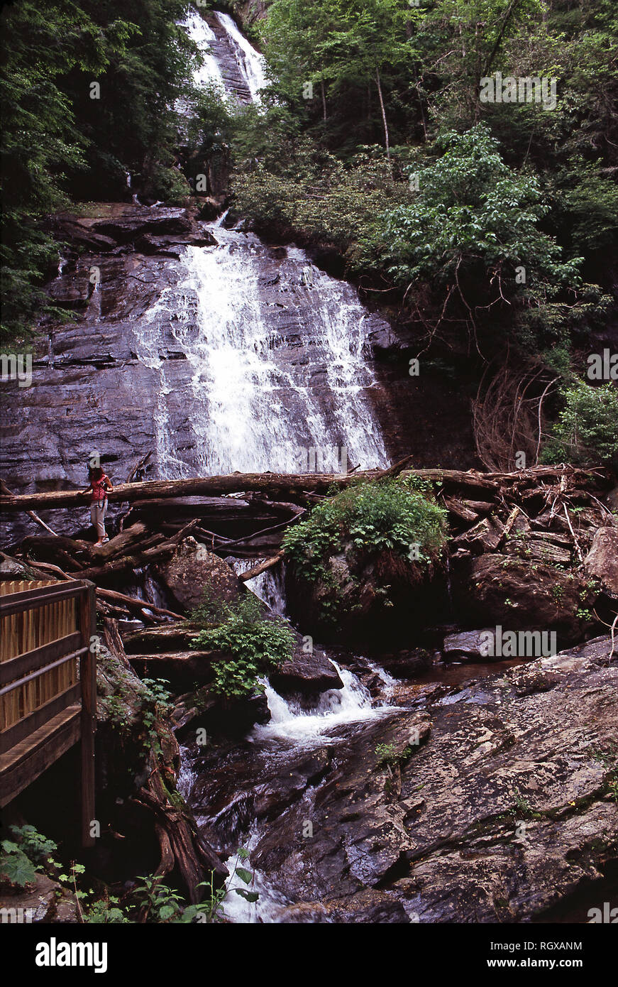 Anna Ruby Falls,Unicoi State Park, Georgia Stock Photo - Alamy