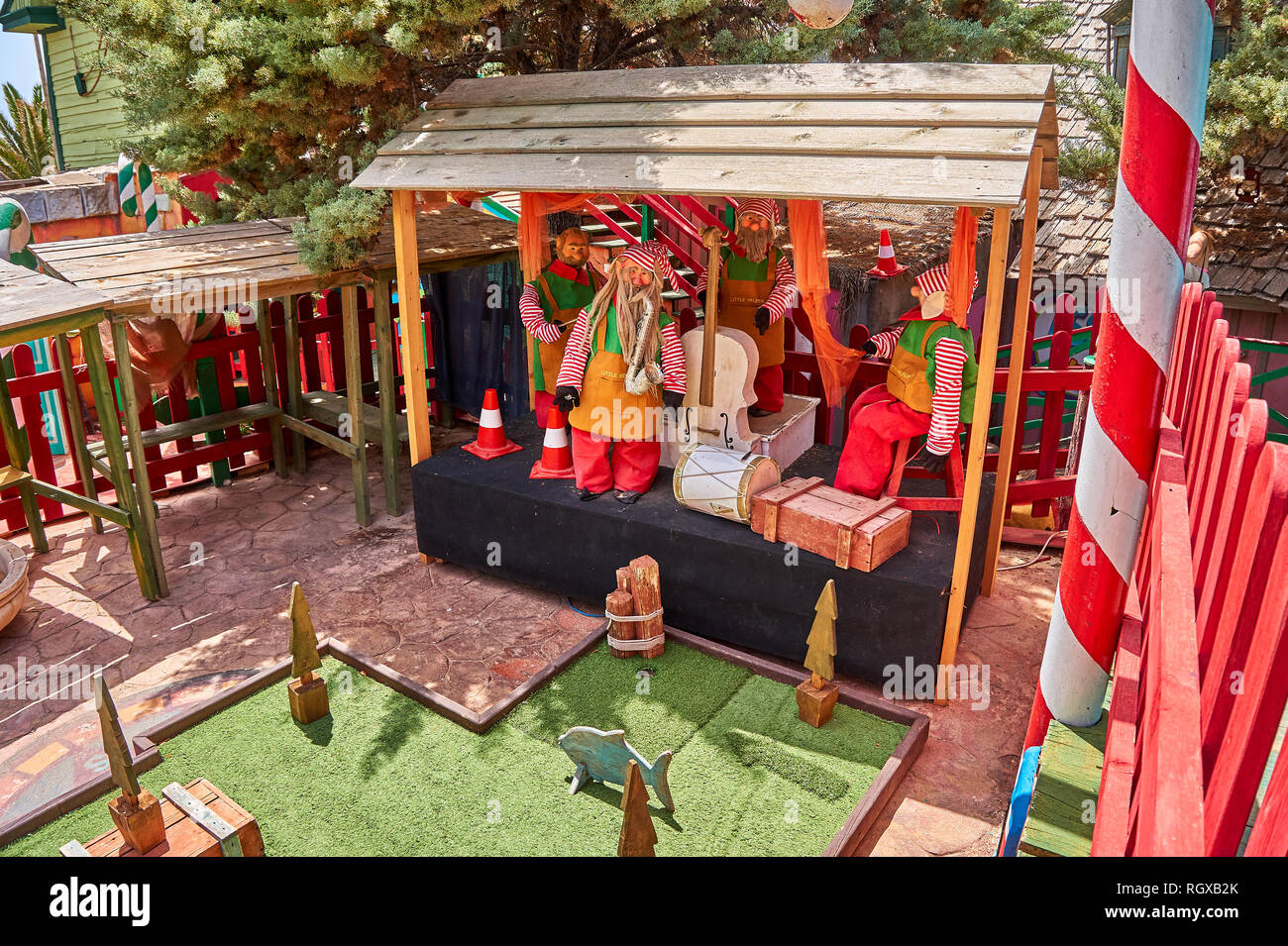 Colorful Popeye Village view. Popeye Village is the most popular ...