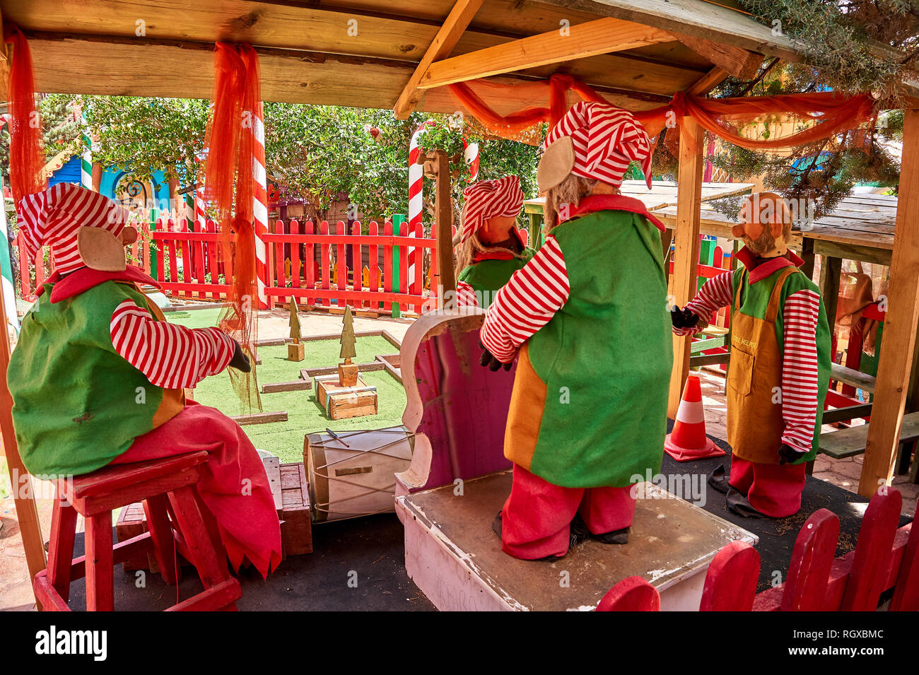 Colorful Popeye Village view. Popeye Village is the most popular ...