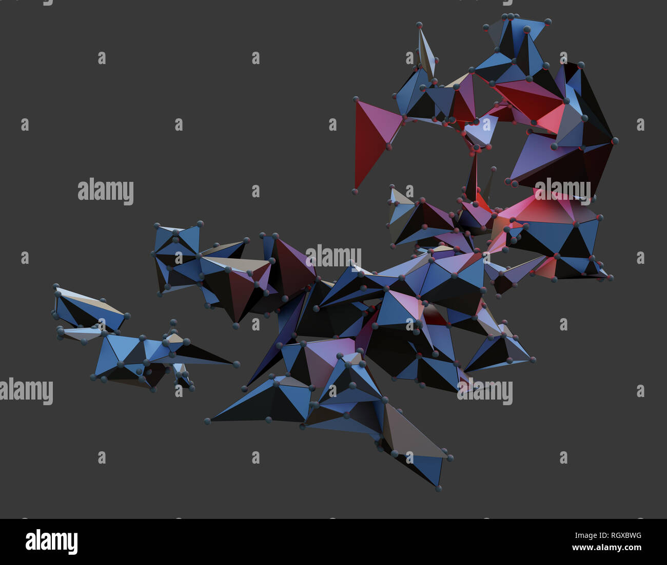 Big Data Abstract Background. 3d Illustration Stock Photo - Alamy