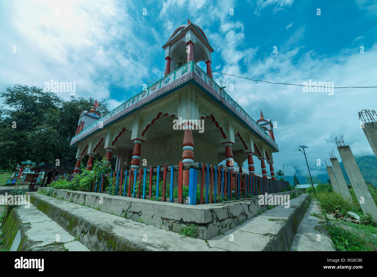 Kedarnath temple shiva hi-res stock photography and images - Alamy