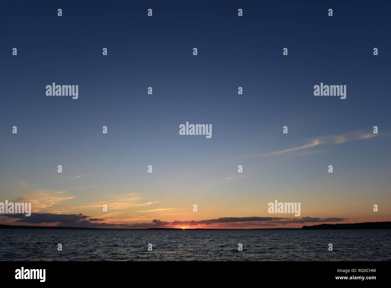 Sunset is a small bright point on the horizon the sun is infinite in ...