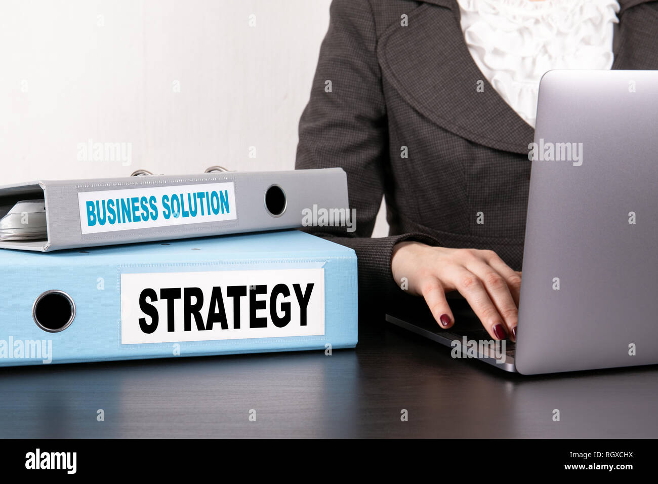 Business Solution and Strategy concept Stock Photo - Alamy