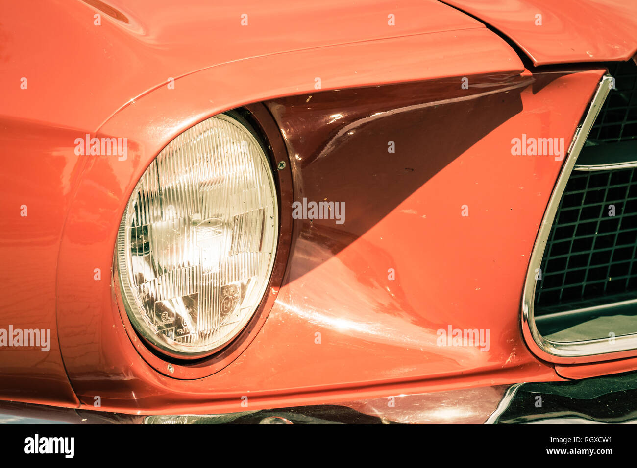 Ford mustang 1960s shelby red hi-res stock photography and images - Alamy