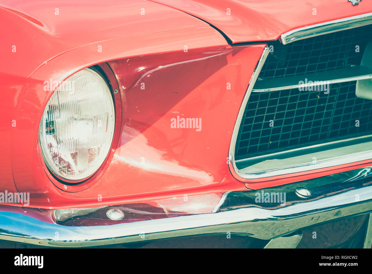 Ford mustang 1960s shelby red hi-res stock photography and images - Alamy