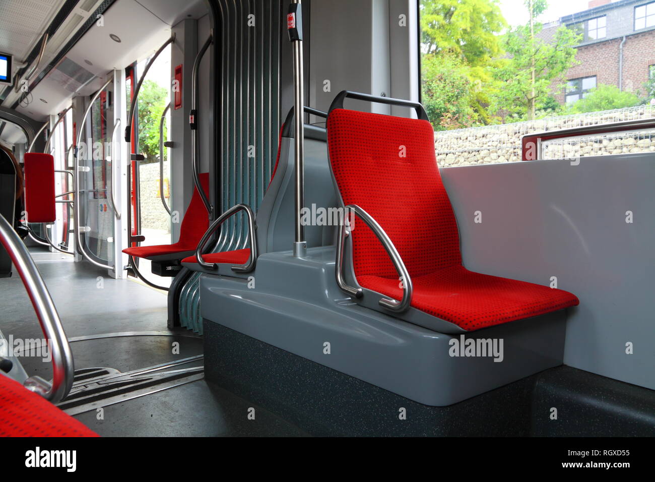 Passengers inside the tram hi-res stock photography and images - Alamy