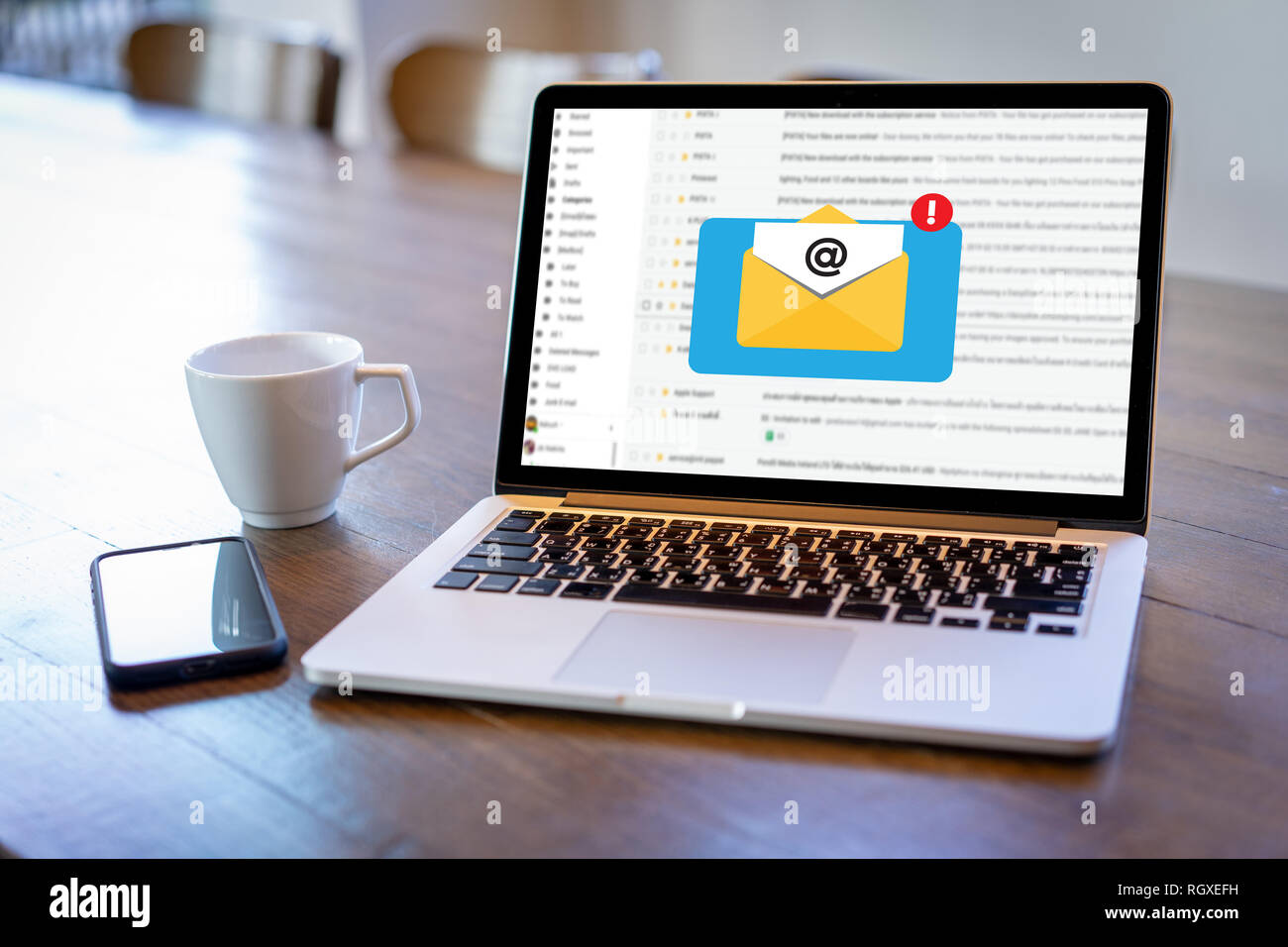 Mail Communication Connection message to mailing contacts phone Global ...