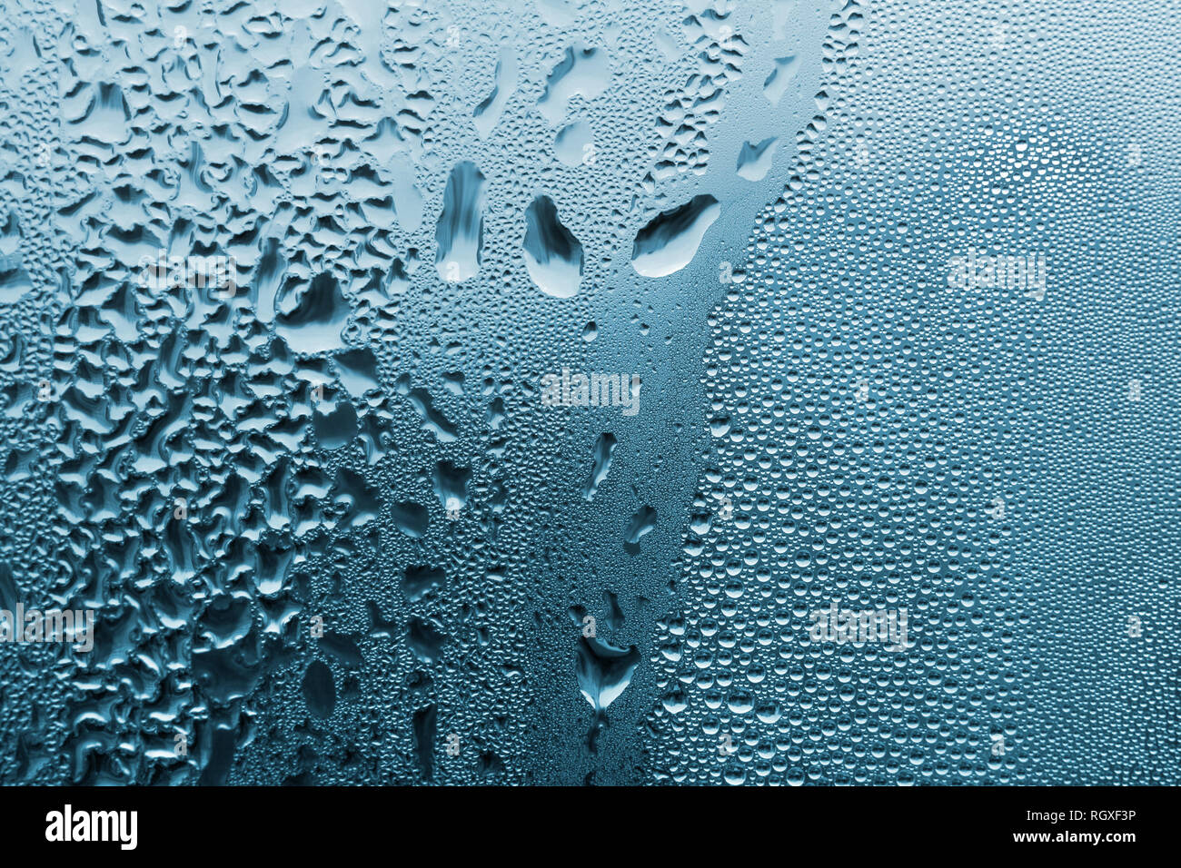 Large transparent blue drops hi-res stock photography and images - Alamy