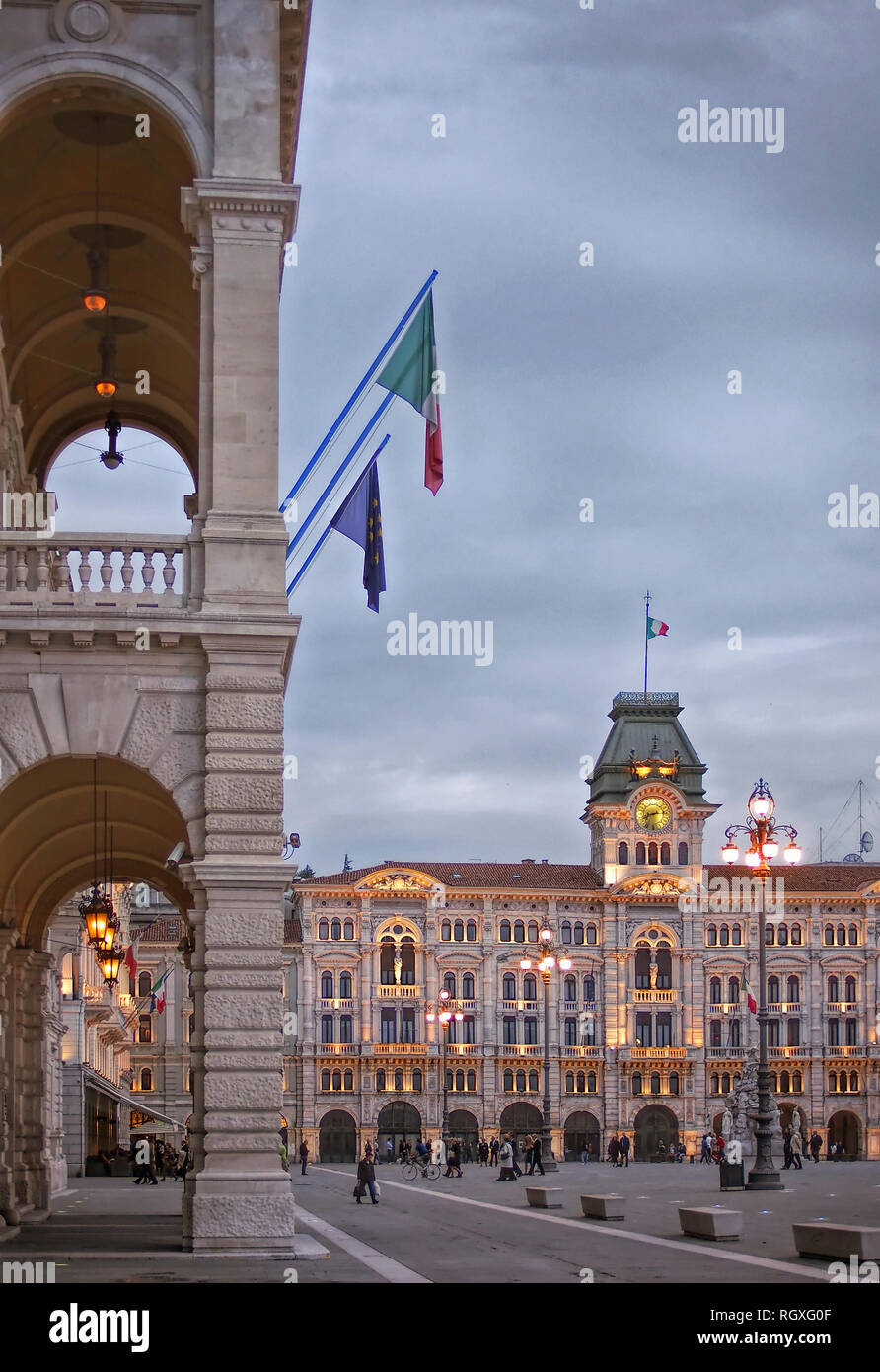 Flag of trieste hi-res stock photography and images - Alamy