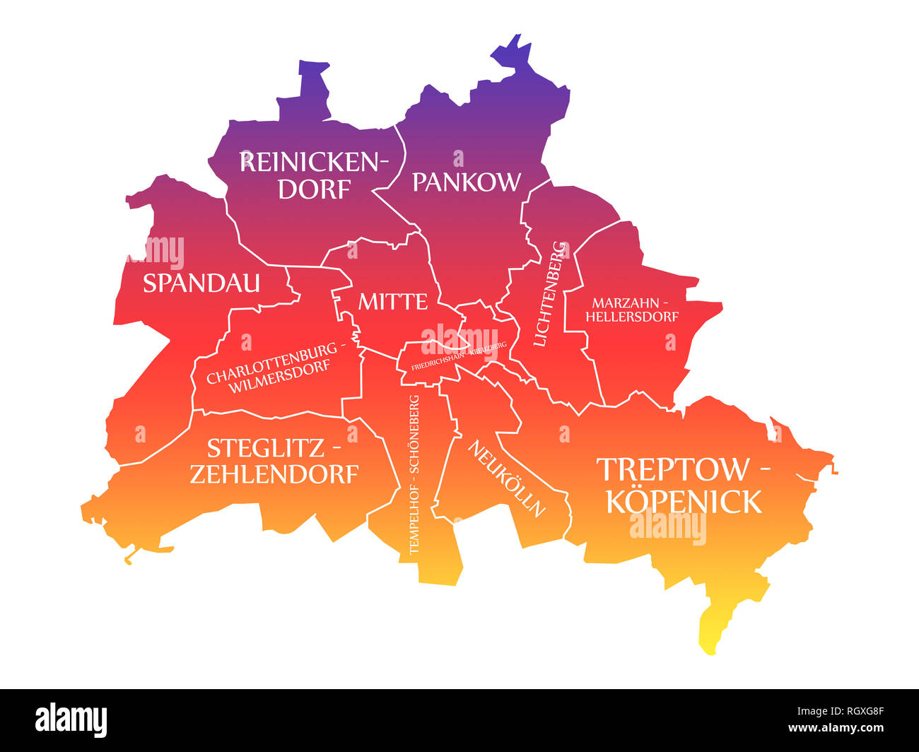 Berlin city map hi-res stock photography and images - Alamy