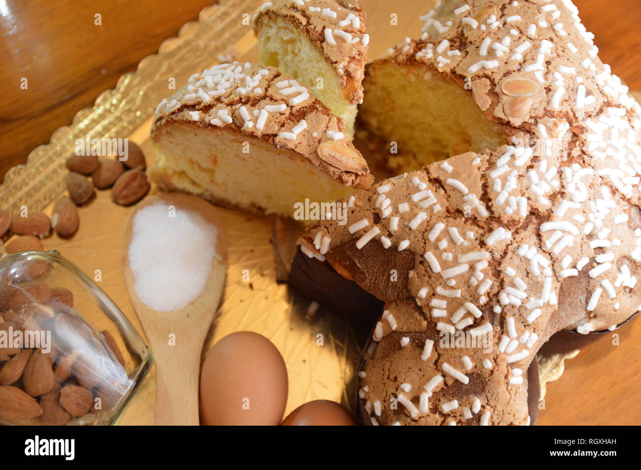 Italian colomba cake hi-res stock photography and images - Alamy