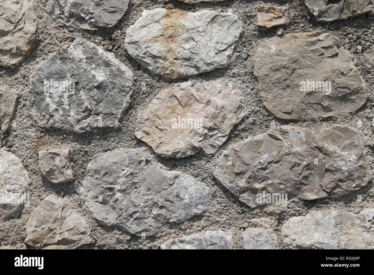 ancient wall with stone bricks. Old building material concept Stock ...