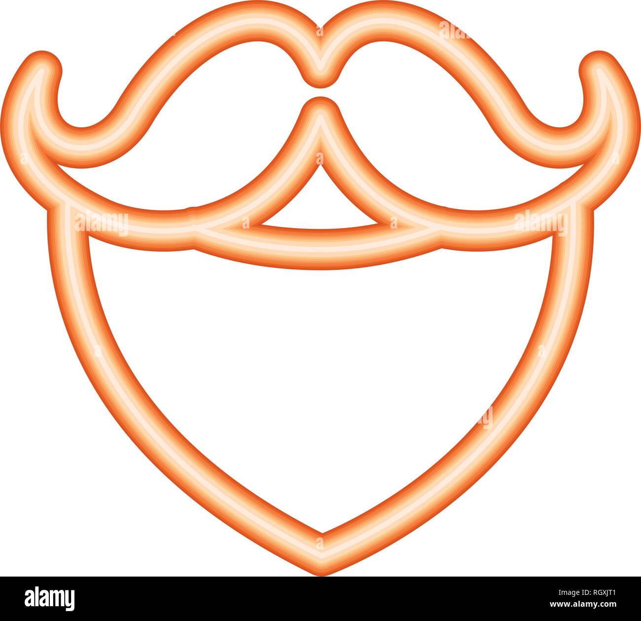 Light beard Stock Vector Images - Alamy
