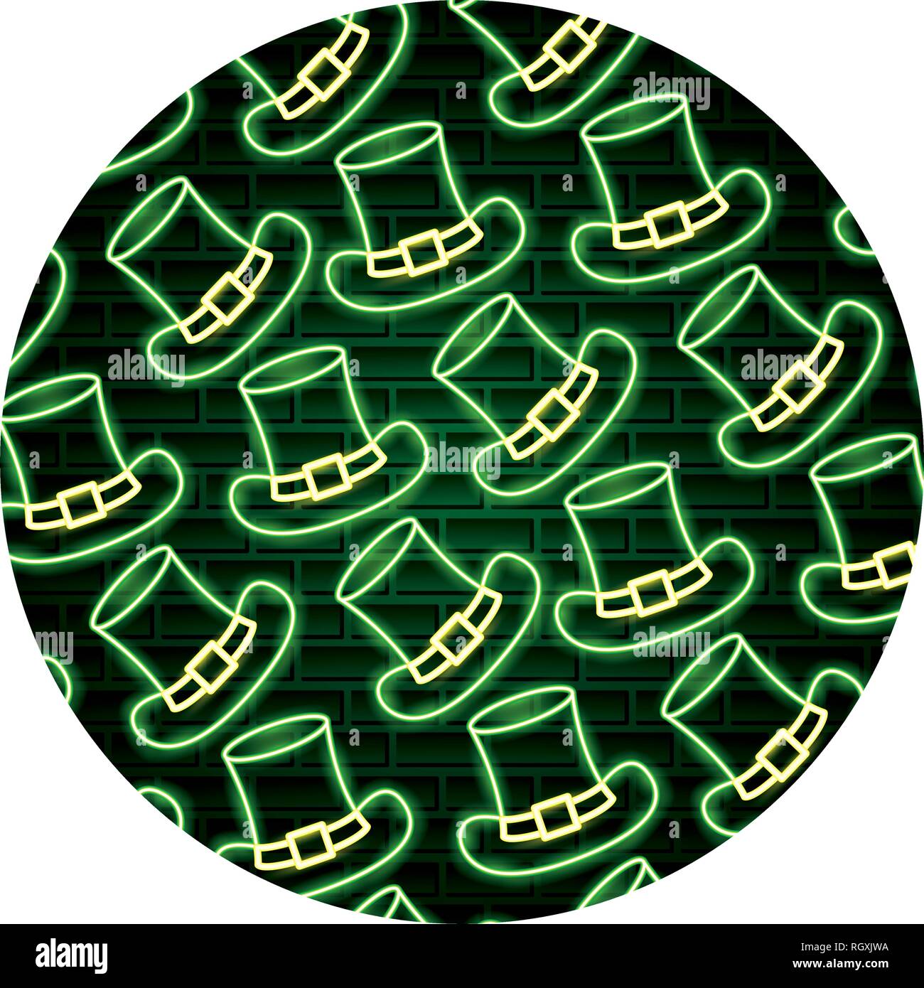 st patricks day neon Stock Vector Image & Art - Alamy