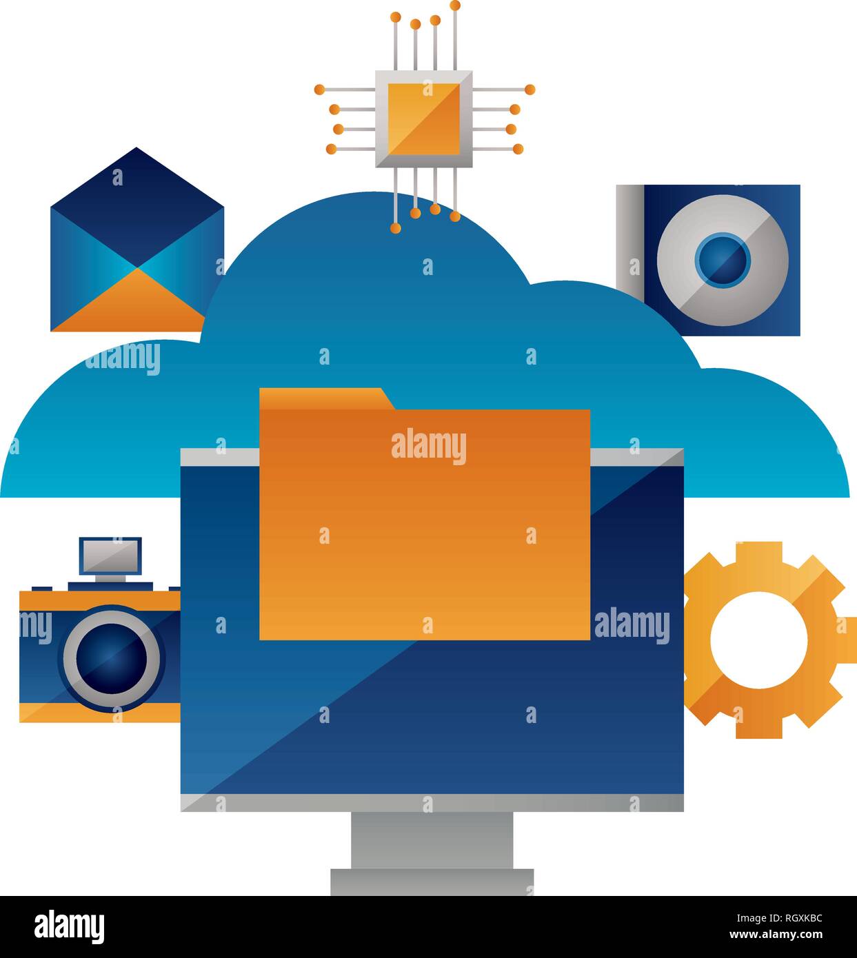 Compact computing Stock Vector Images - Alamy