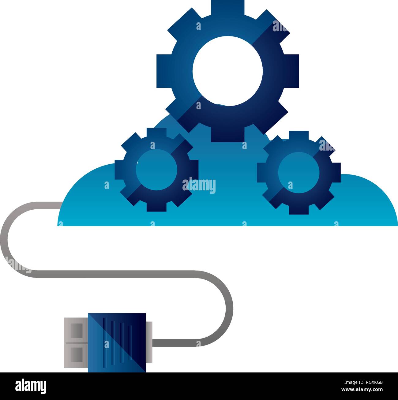 cloud computing connector Stock Vector Image & Art - Alamy