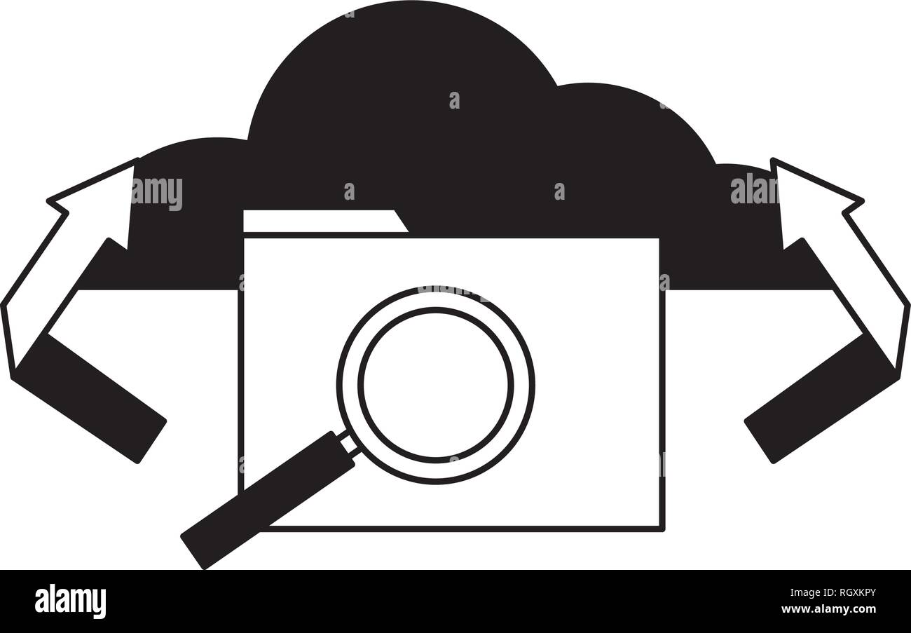 cloud computing folder transfer analysis Stock Vector Image & Art - Alamy