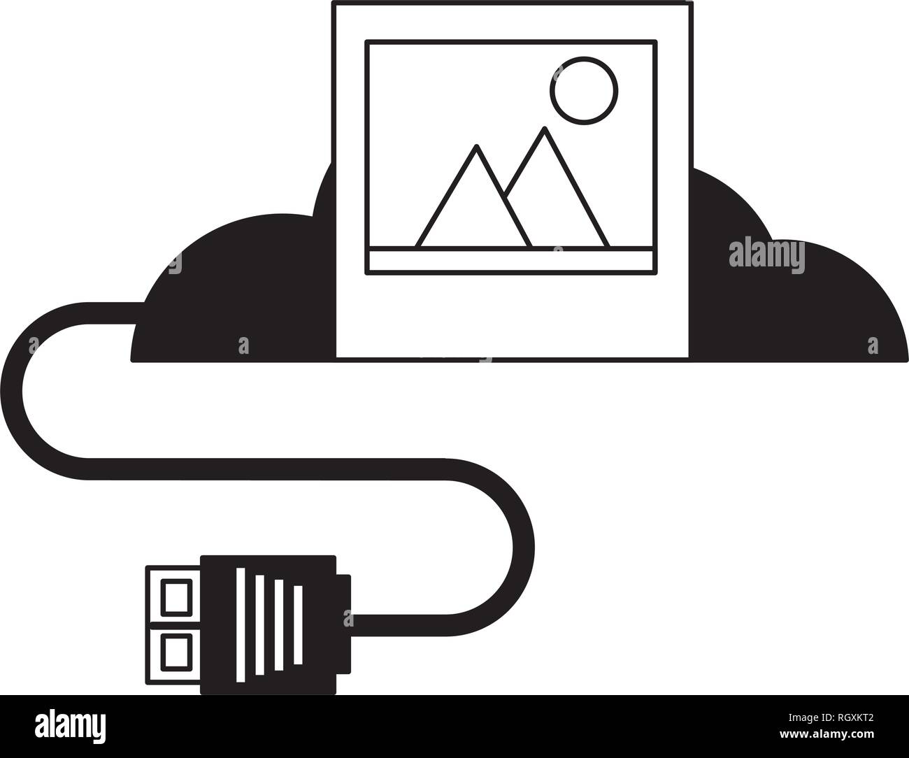 cloud computing connector Stock Vector Image & Art - Alamy