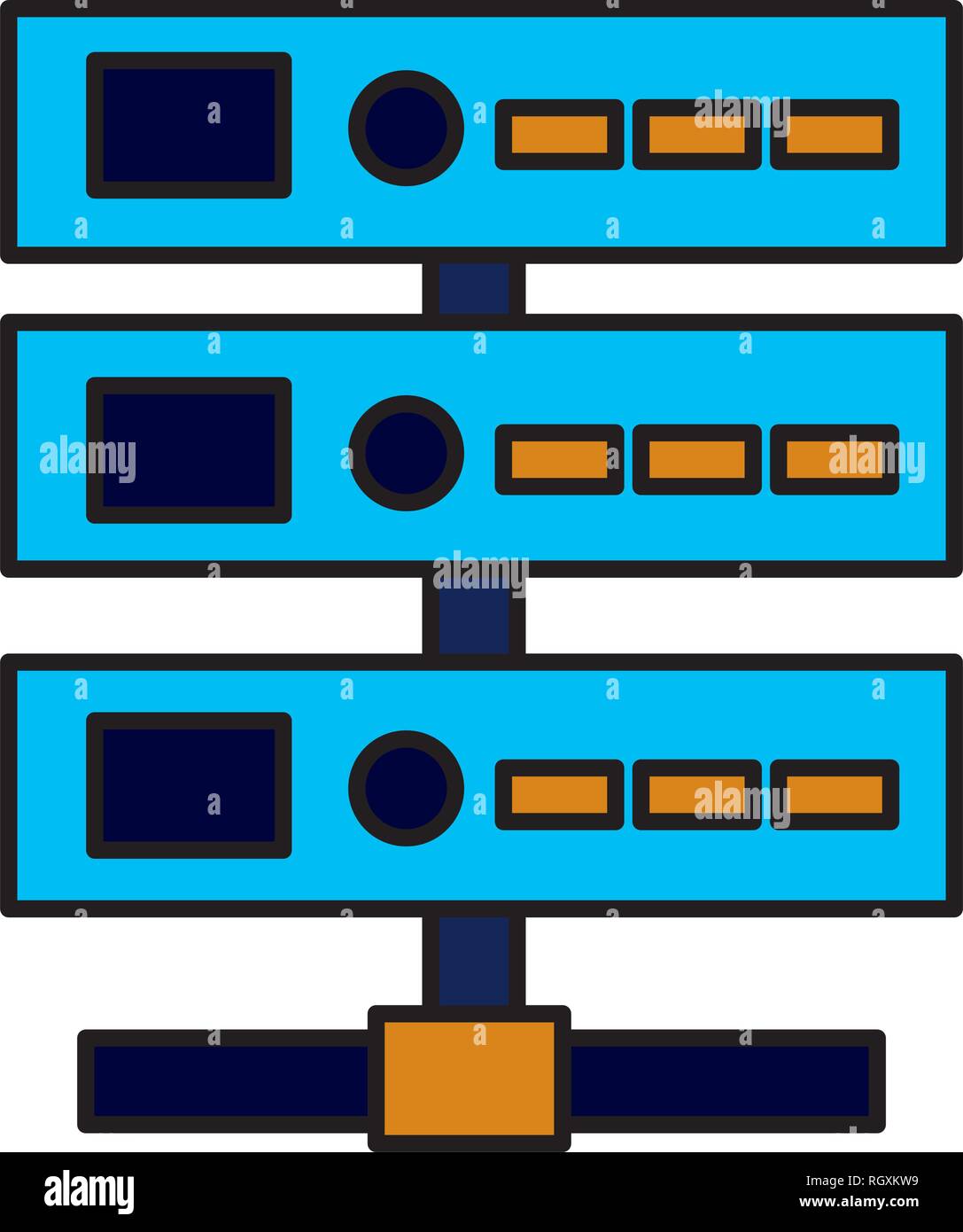 Database connectivity Stock Vector Images - Alamy