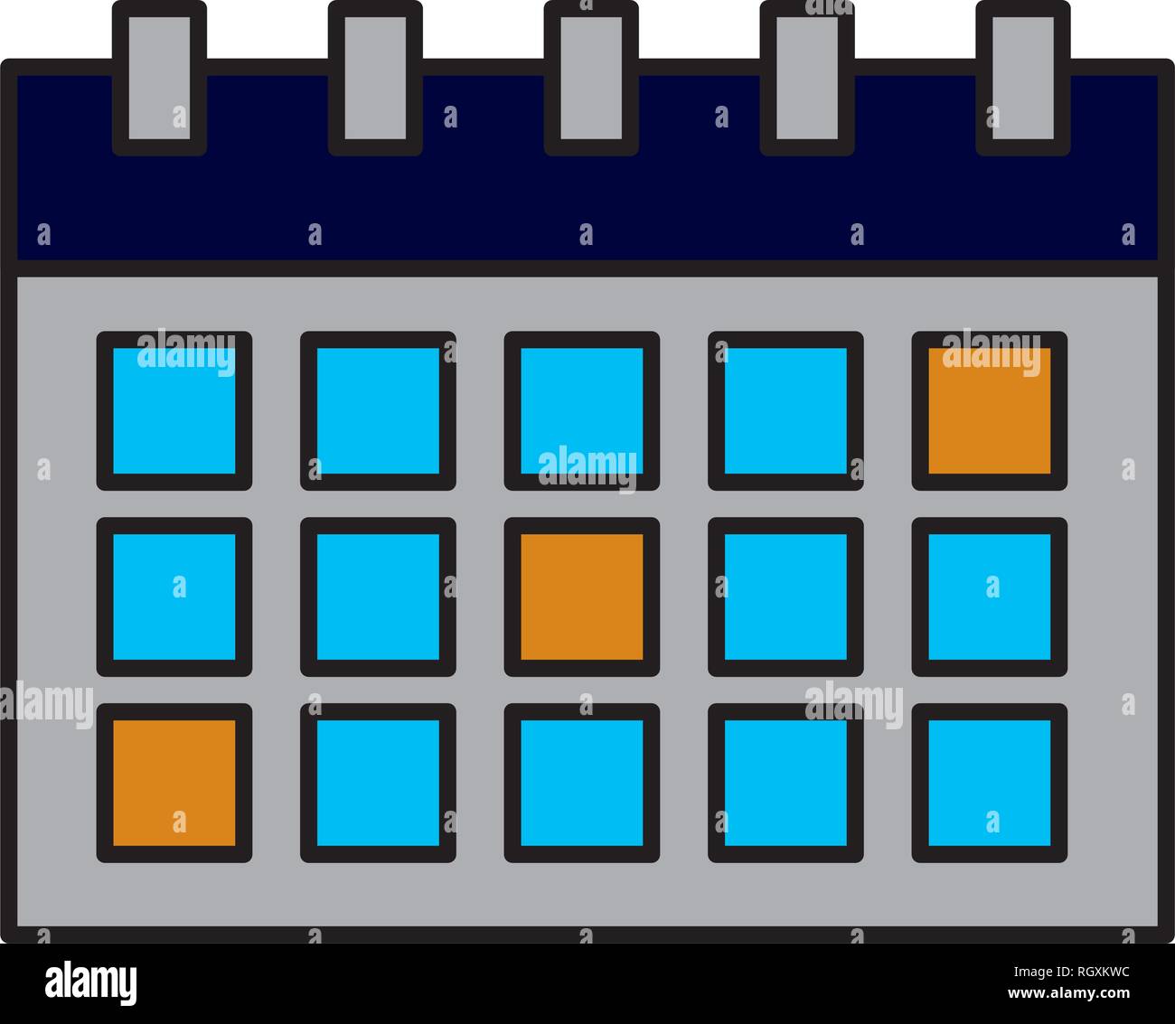 calendar reminder planner Stock Vector Image & Art - Alamy