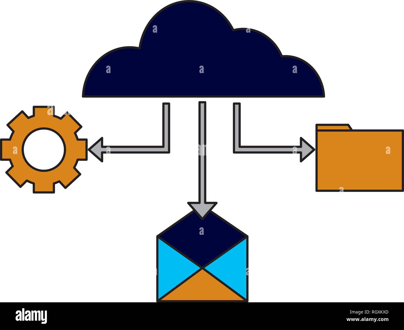 File Setting Stock Vector Images - Alamy
