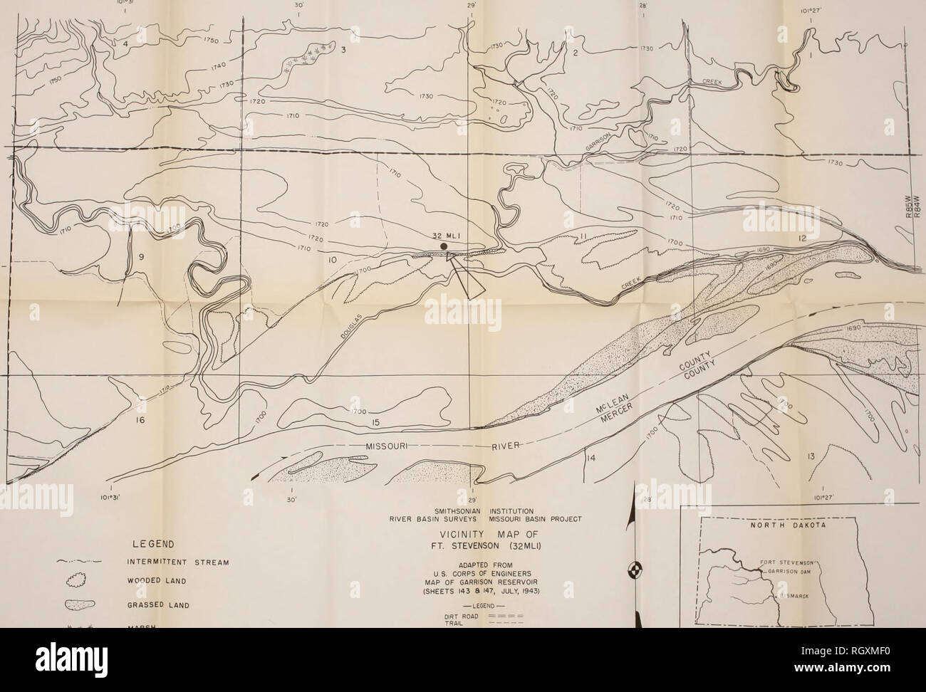 Map Of Stevenson High Resolution Stock Photography and Images - Alamy