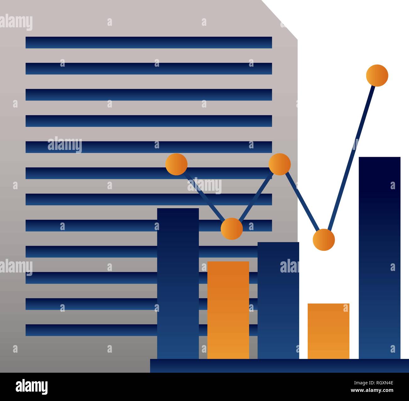 business office document chart Stock Vector Image & Art - Alamy