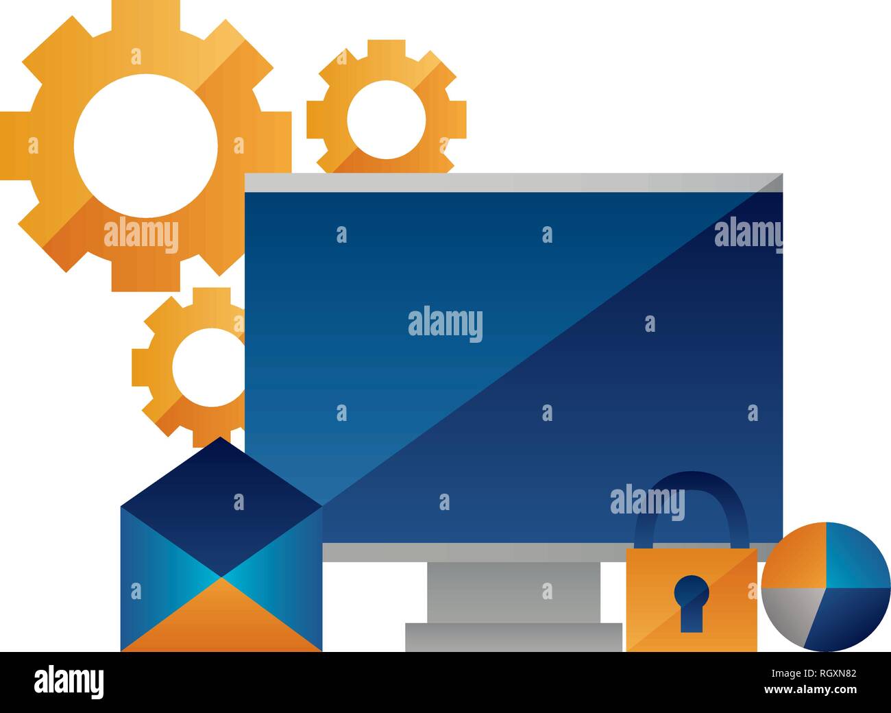 Global setting Stock Vector Images - Alamy