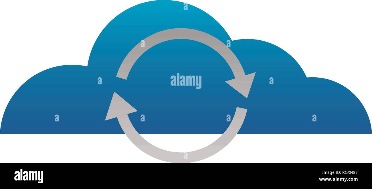 cloud computing reload data Stock Vector Image & Art - Alamy
