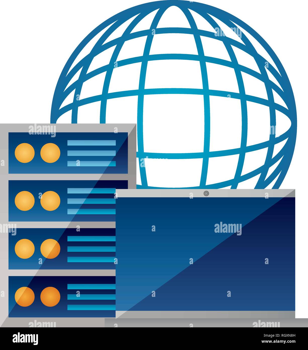 laptop computer case world digital Stock Vector Image & Art - Alamy