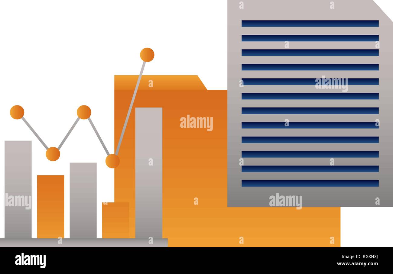 folder file data chart Stock Vector Image & Art - Alamy