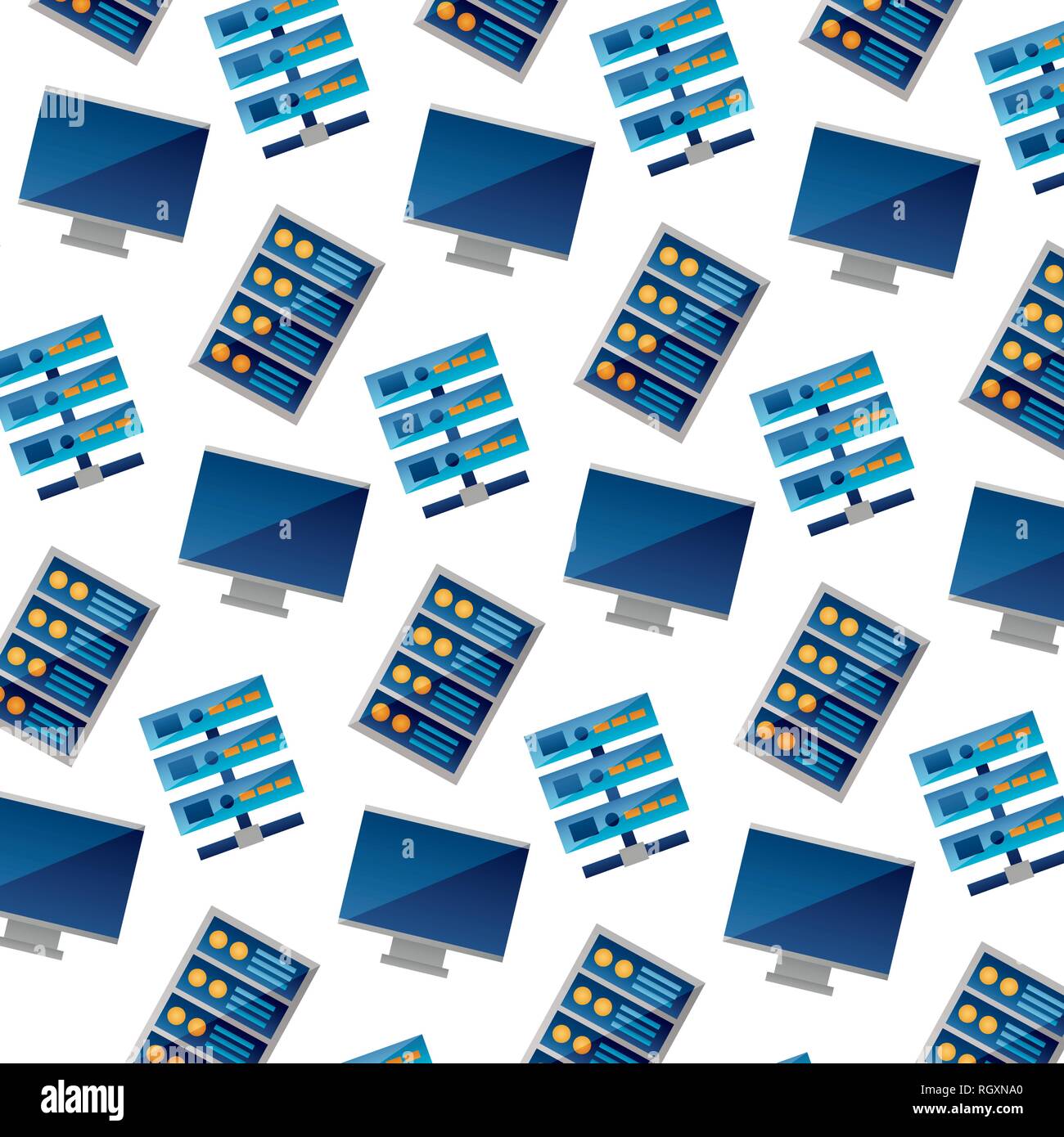 background computer case database server pattern Stock Vector Image ...