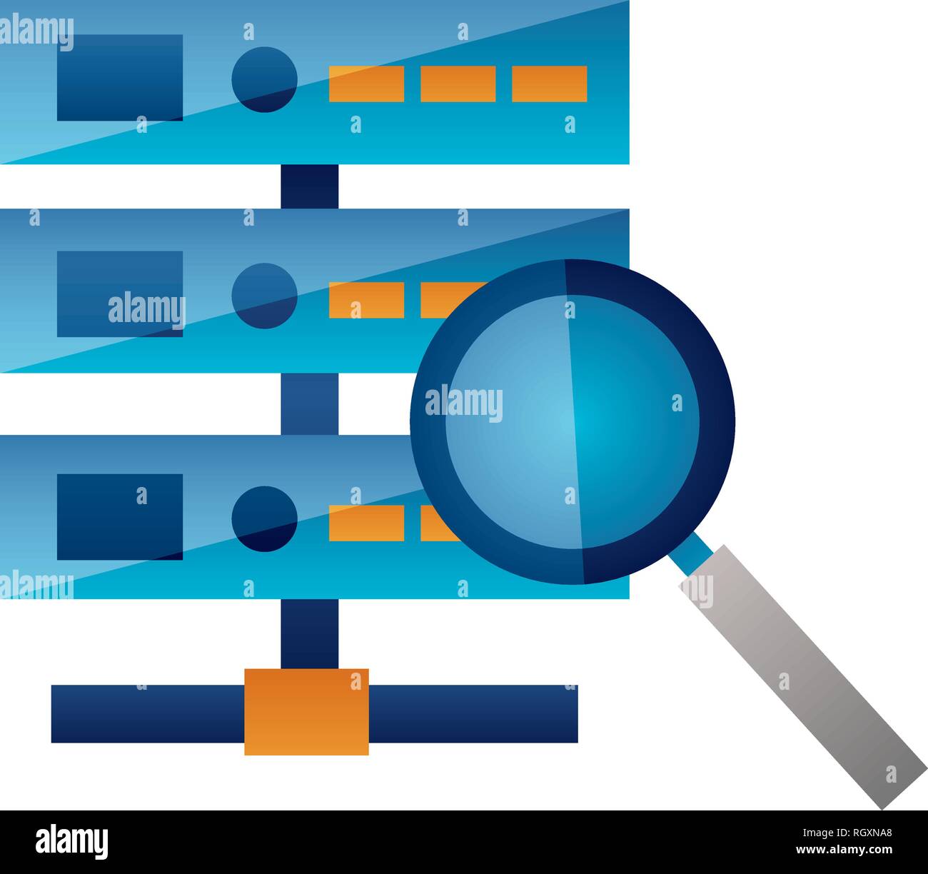 Searching database Stock Vector Images - Alamy