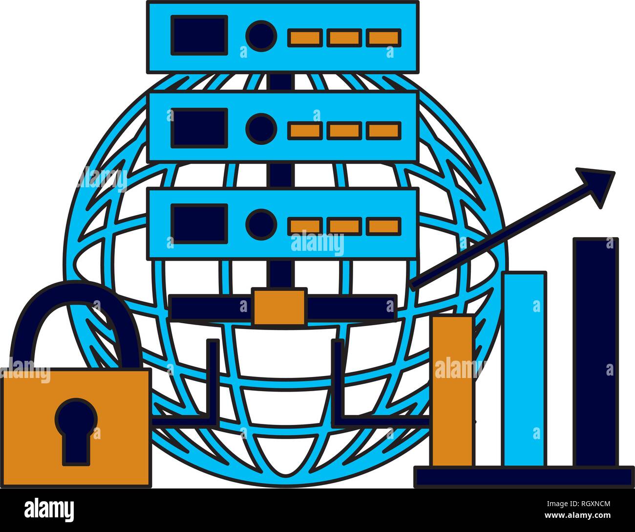 Chart security Stock Vector Images - Alamy