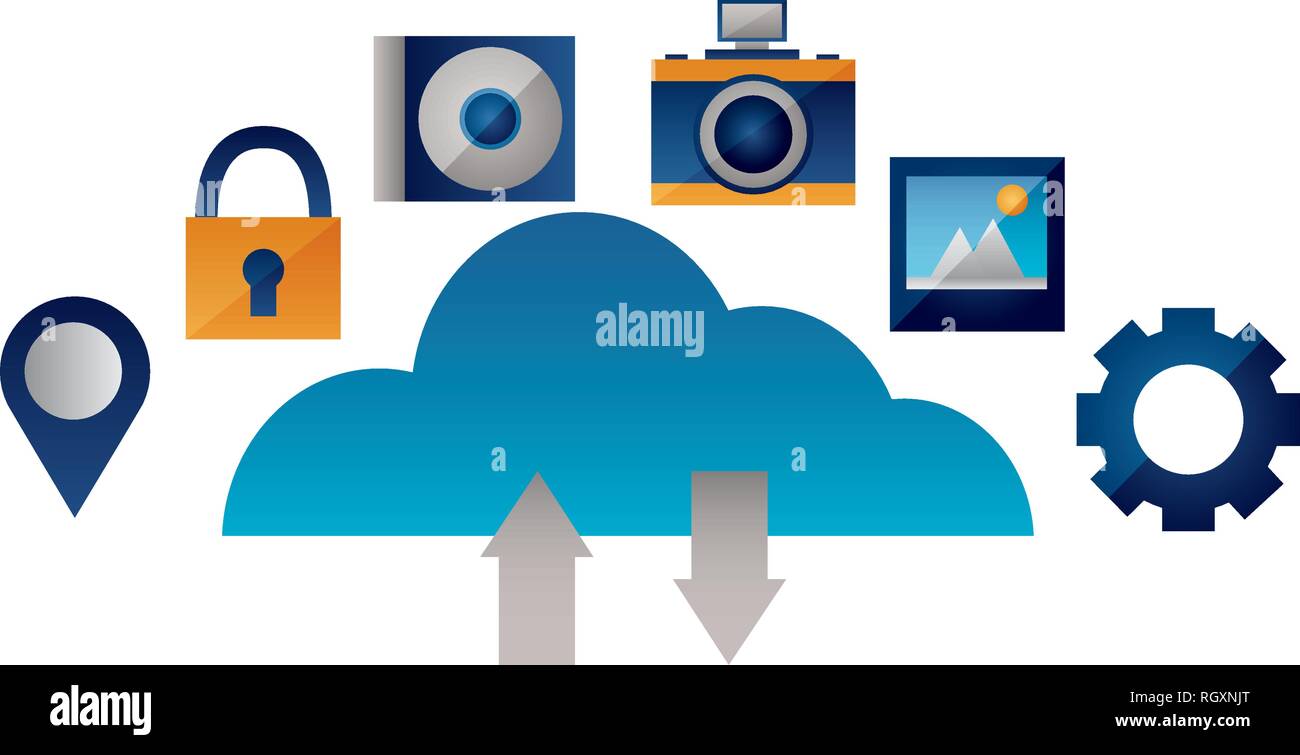 cloud computing upload download data Stock Vector Image & Art - Alamy cloud computing upload download data Stock Vector Image & Art - Alamy
