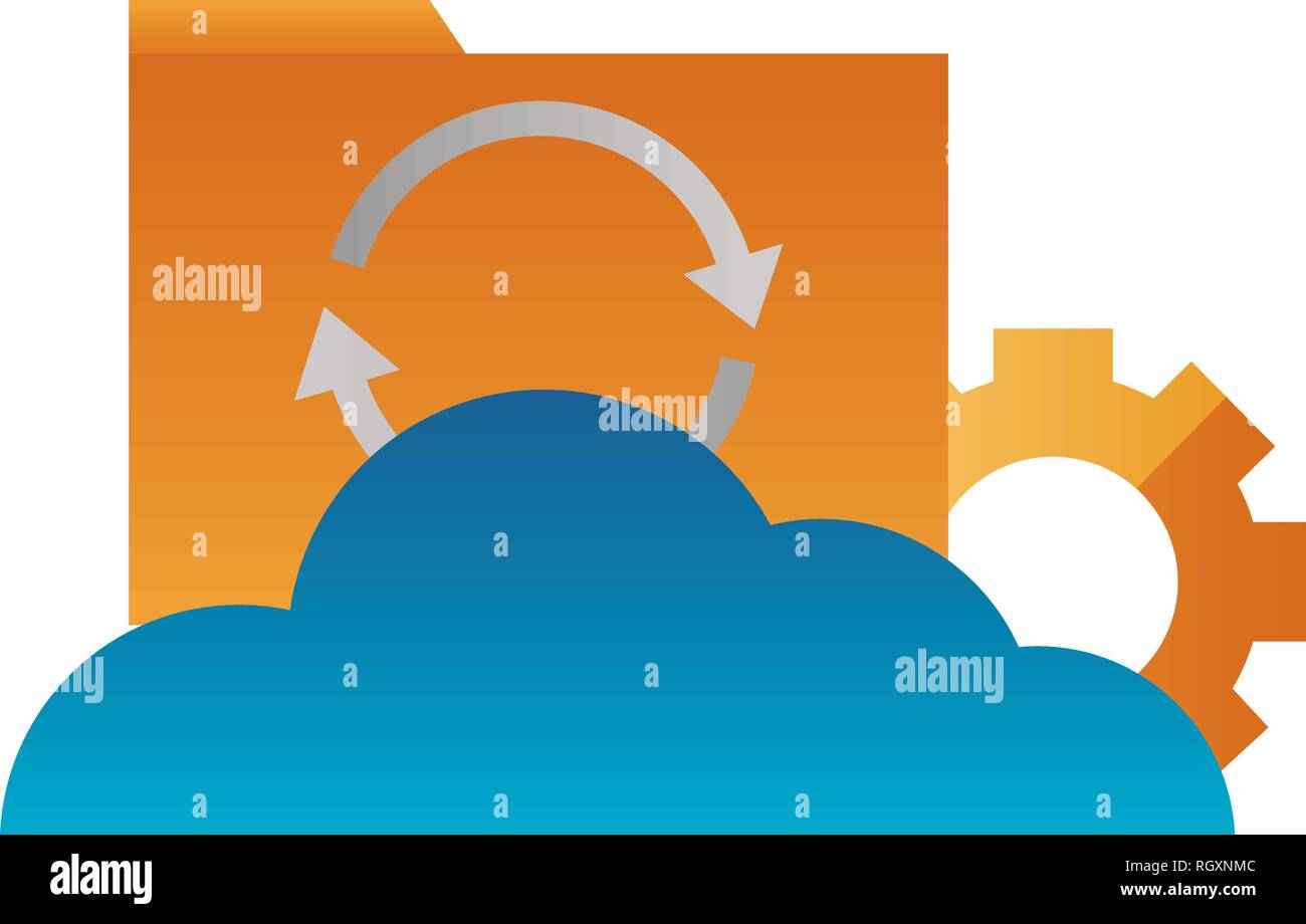 Setting computer folder isolated hi-res stock photography and images - Alamy