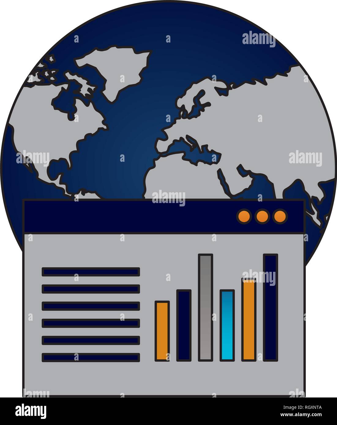 world website report document data Stock Vector Image & Art - Alamy