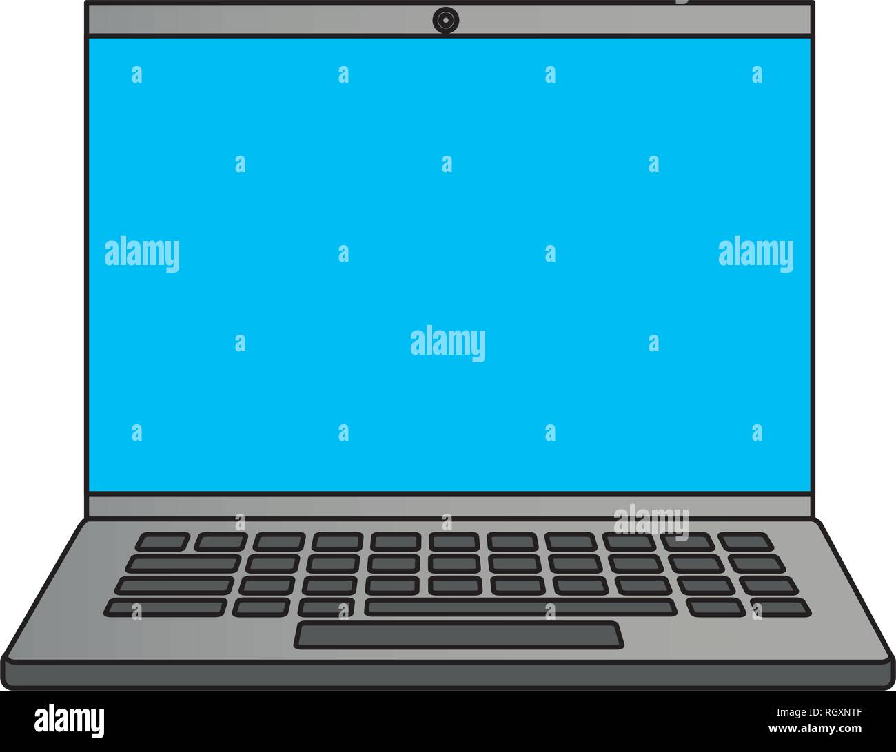 laptop computer device Stock Vector Image & Art - Alamy