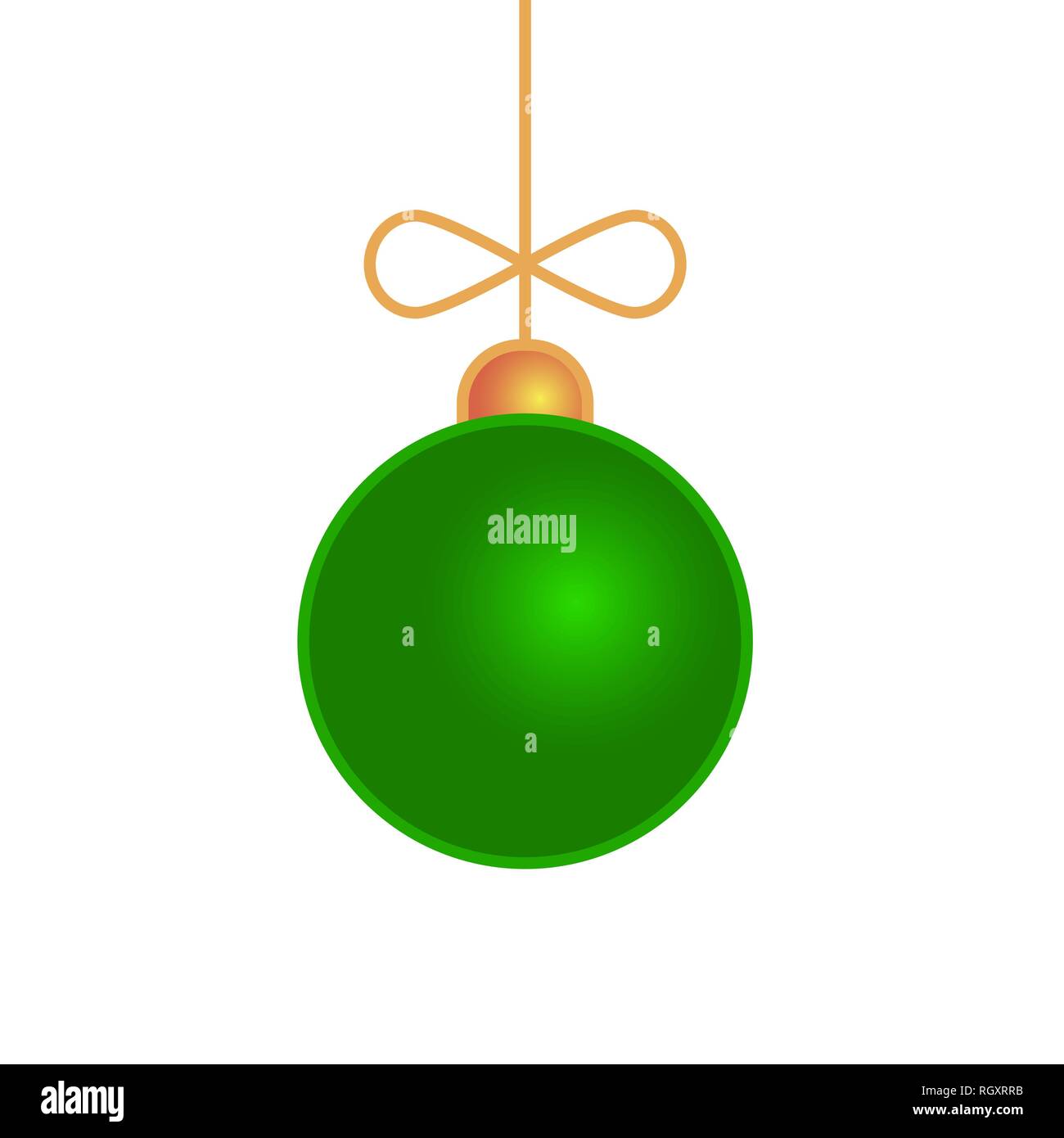 Christmas holiday decoration ball toy Stock Vector Images - Alamy