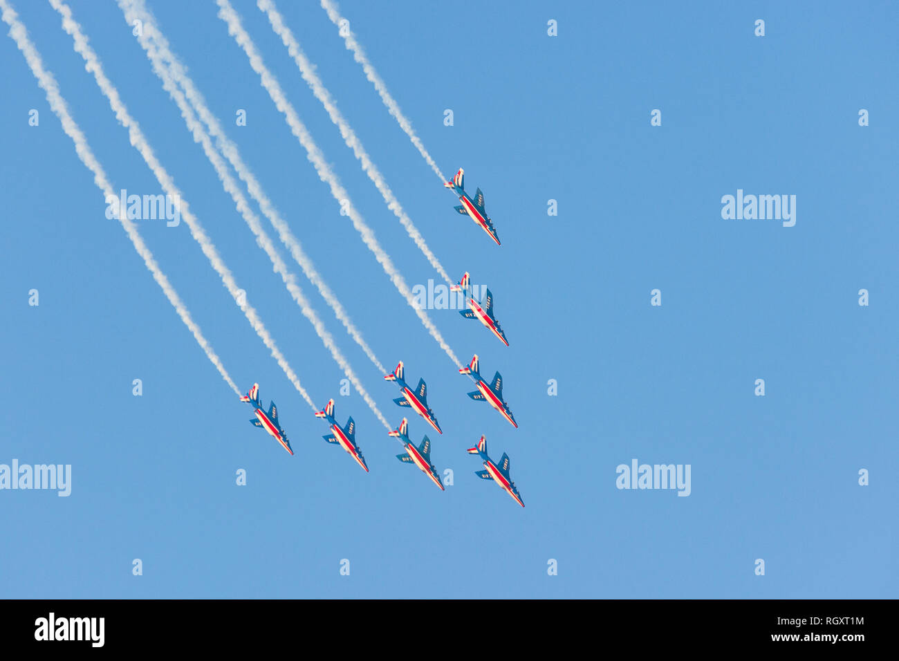 The world’s oldest aerobatic demonstration team, the French Patrouille ...
