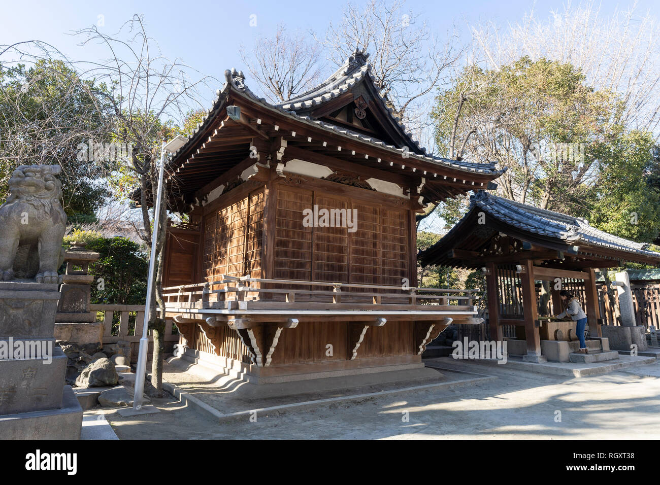 Nohgakudo, Ushijima Jinja, Sumida-Ku, Tokyo, Japan Stock Photo - Alamy