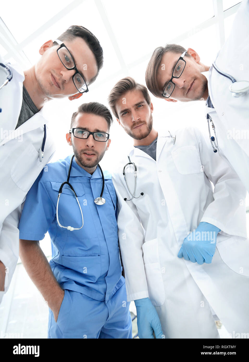 closeup.professional team of doctors Stock Photo - Alamy